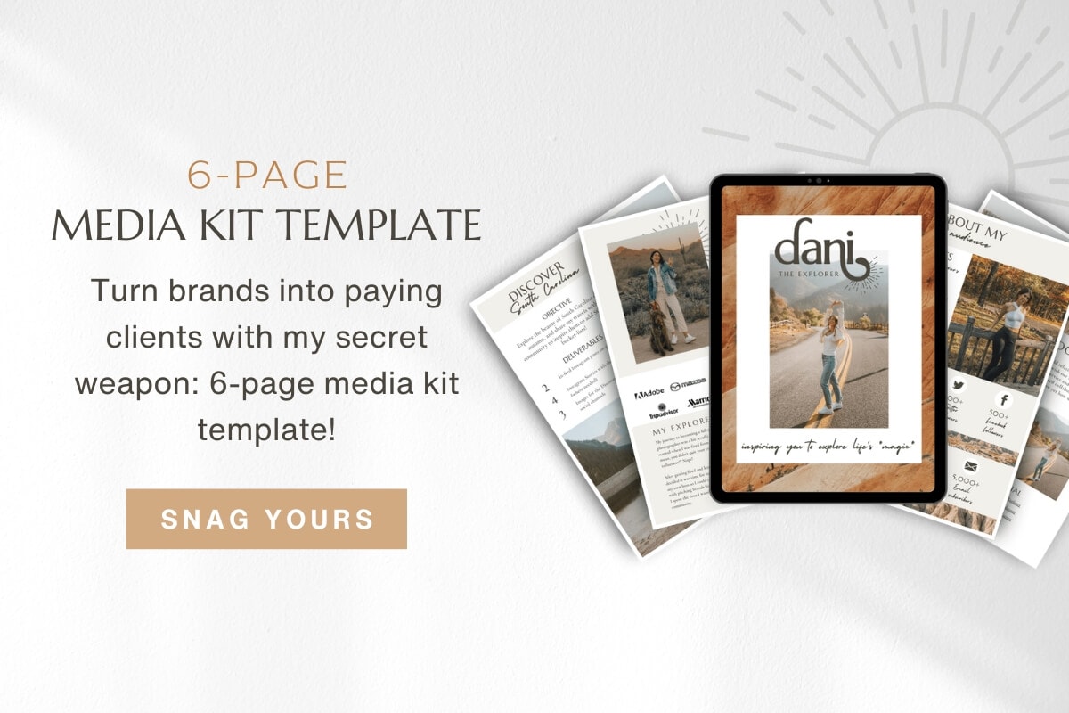 How to Create an Influencer Media Kit to Land Brand Collabs