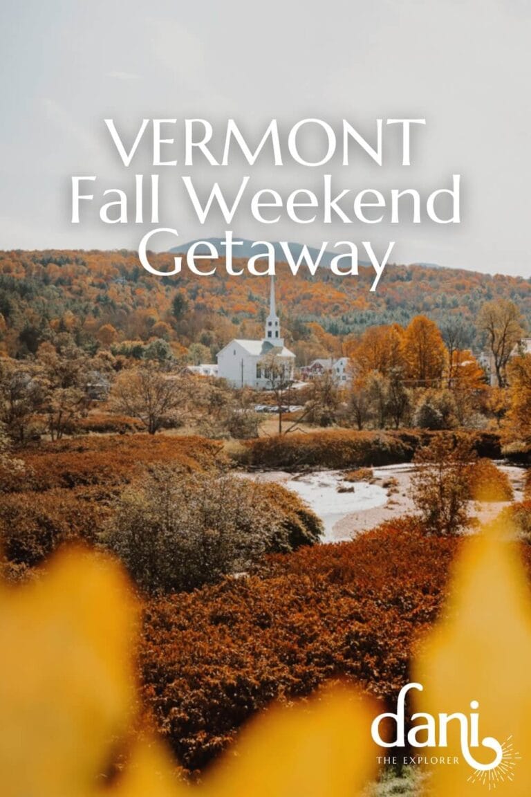 How to Have a Perfect Fall Weekend Getaway in Vermont 2024