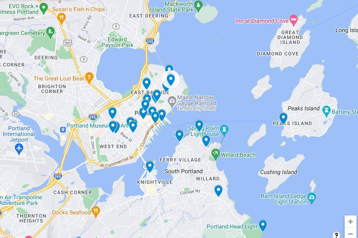 3 Days in Portland, Maine Itinerary | A Long Weekend Guide + Map